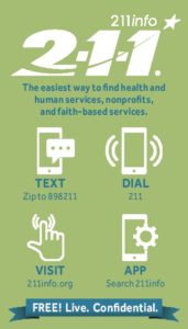 211info Connects People with Resources